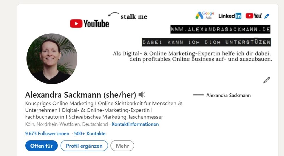 LinkedIn Profil Slogan I 10 Tipps & inkl. Video + Anleitung